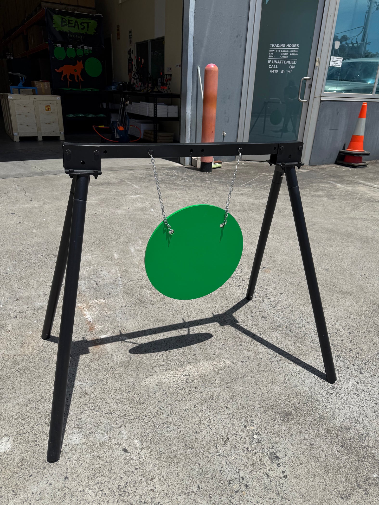 400mm Bisalloy Shooting Target — Total Gun Safes