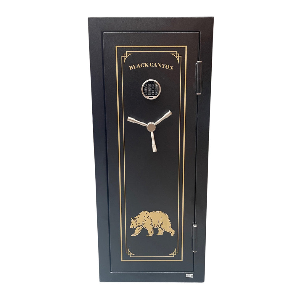 Black Canyon 12 Gun Safe-177Kg Fireproof/Waterproof — Total Gun Safes